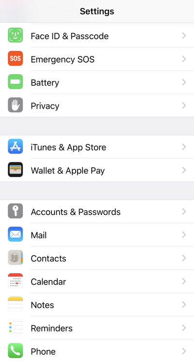 Exchange Configuration for iOS – Supersource/Host 17 Help Desk