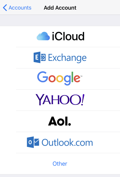 Exchange Configuration for iOS – Supersource/Host 17 Help Desk